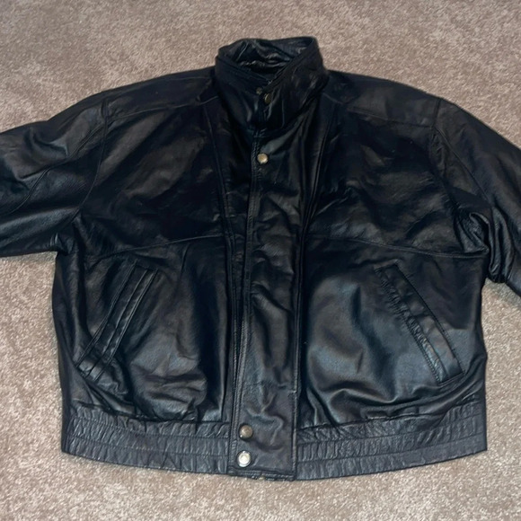 Vintage | Jackets & Coats | Vintage Charles Klein Bomber Leather Jacket ...